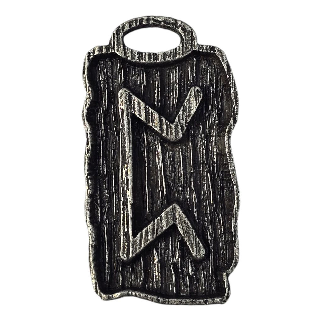 PERTHRO - runic amulet, zinc Wulflund