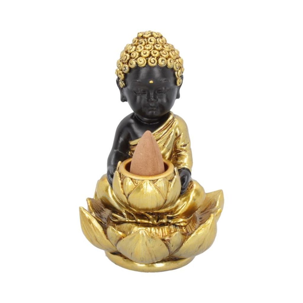 Baby Buddha Backflow Incense Burner 10.3cm Reed Diffusers Aromatherapy ...