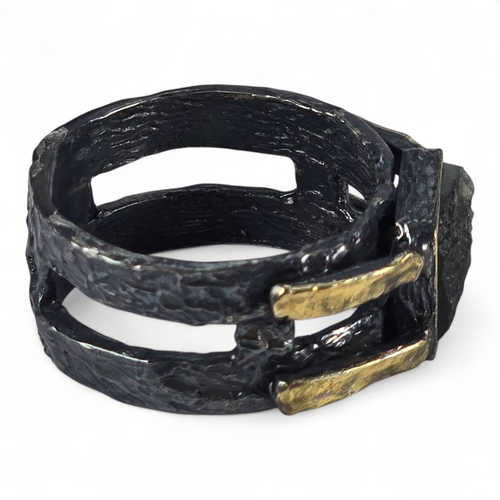 PETR VOK, moldavite, silver ring, Ag 925/1000, 12 g Wulflund