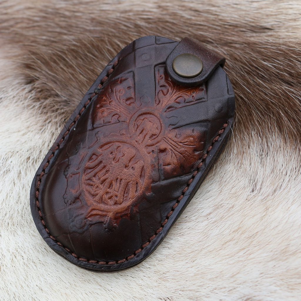 Key pocket with a ring - Medieval Eagle, castle Krivoklat Leather ...