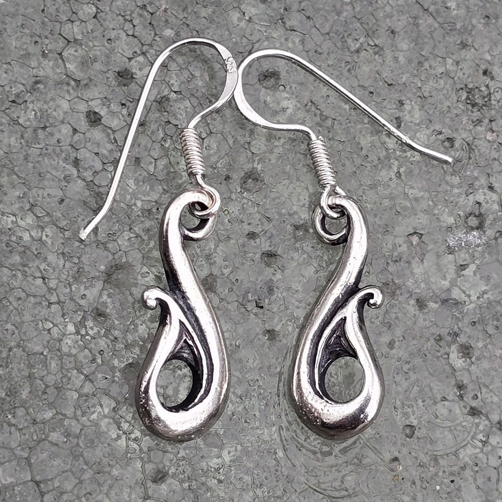 Selkie, earrings, silver 925/1000 Wulflund