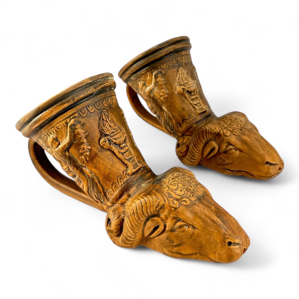 RHYTON - ancient ritual vessel, ram Wulflund