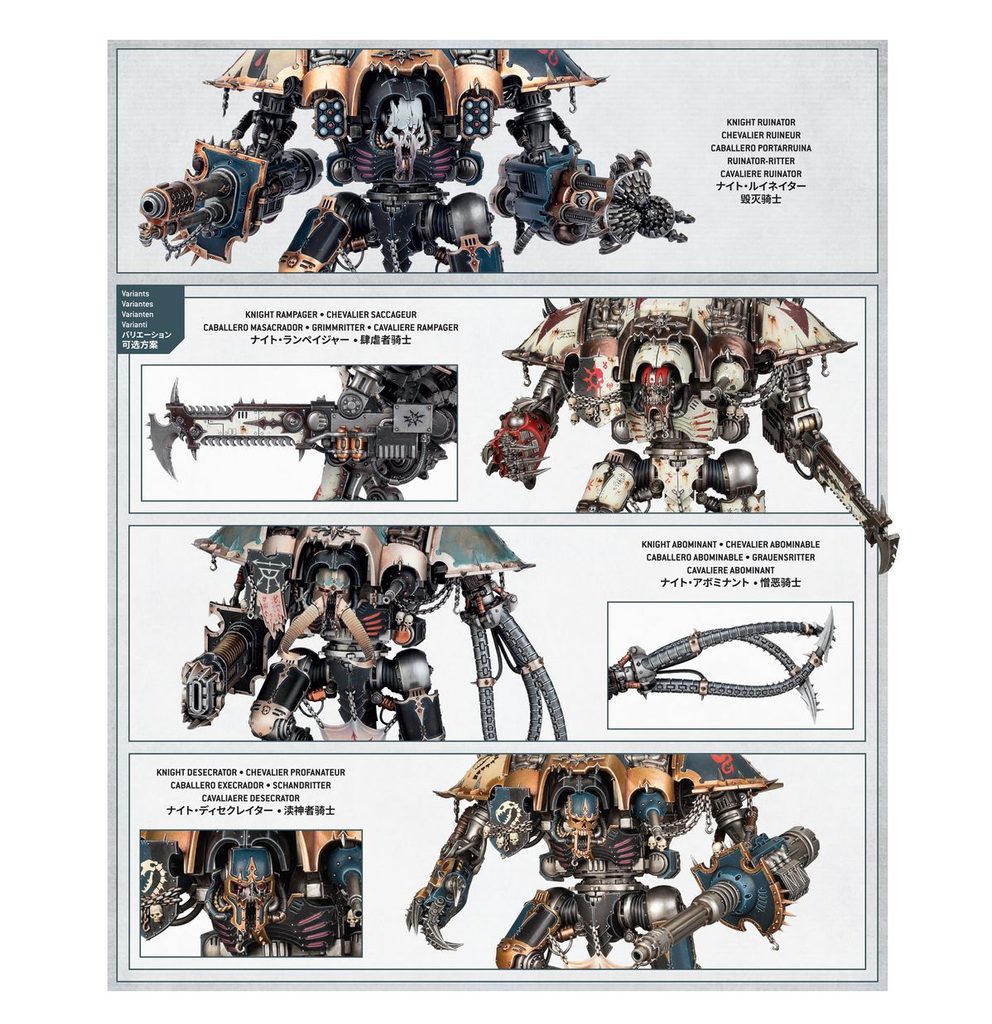 Warhammer 40K Chaos Knights How To Play Chaos Knights In Warhammer 40K ...