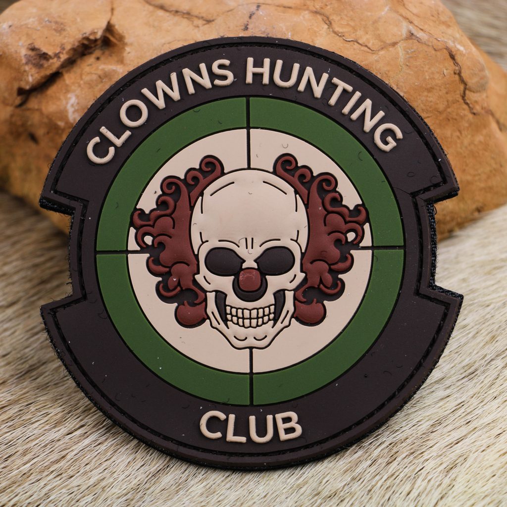 Clowns Hunting Club, Multi Patch 3D PVC Wulflund