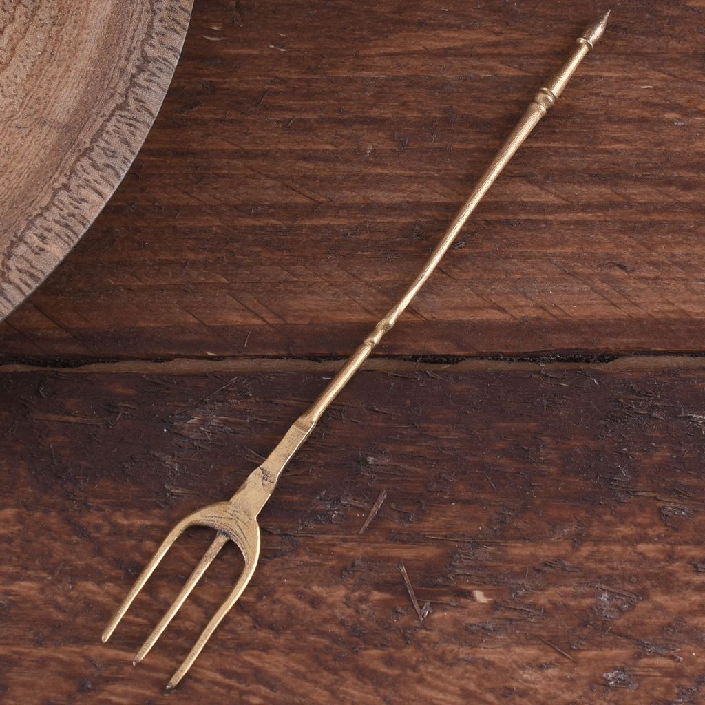 Roman fork, brass Wulflund