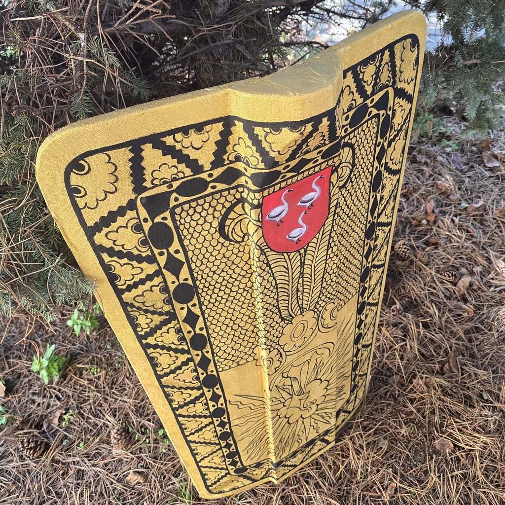 Medieval Pavise Shield, Chomutov, Bohemia Wulflund