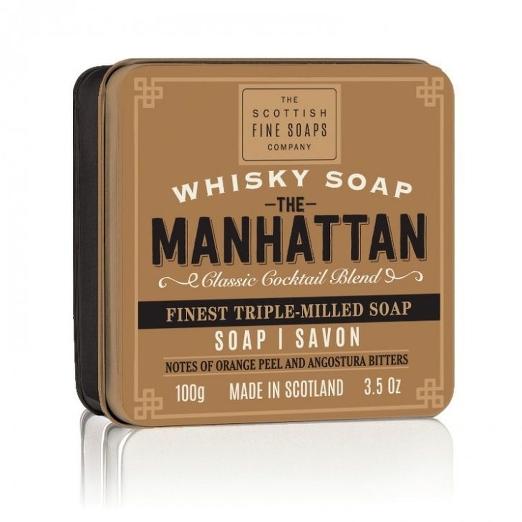 The Manhattan Soap in a Tin Scottish Soap Wulflund
