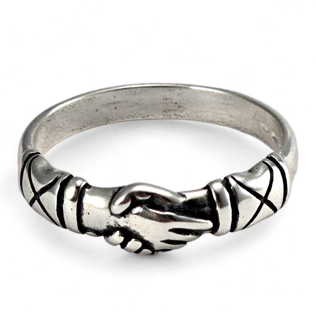 FRIENDSHIP RING FEDE RING medieval silver 925 1000 Drakkaria Rings Silver jewellery Wulflund