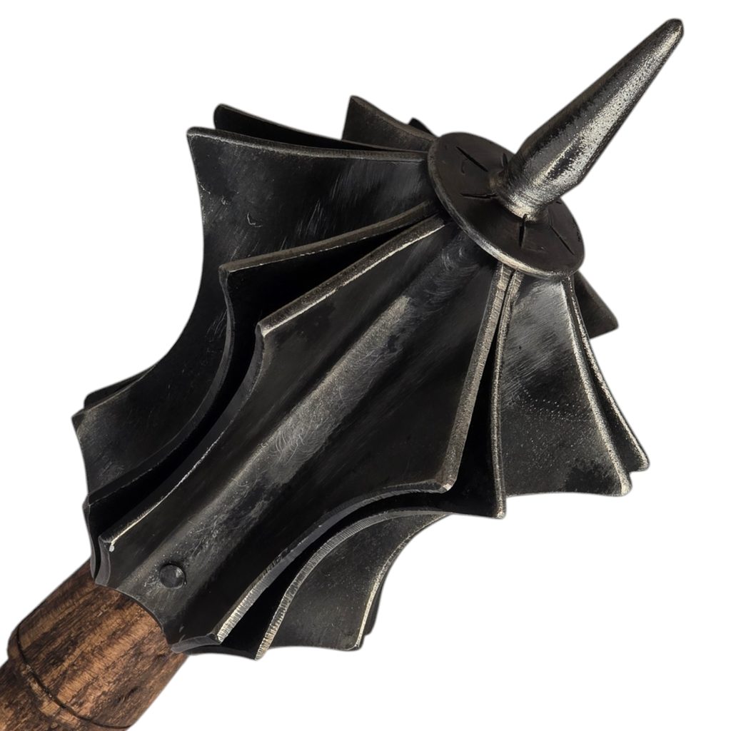 EUROPEAN MACE with wooden handle, replica Wulflund