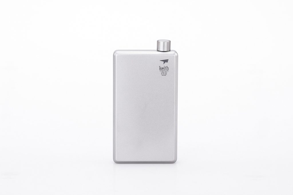 Ti9306 Titanium Pocket Flask with Funnel Keith Titanium equipment ...
