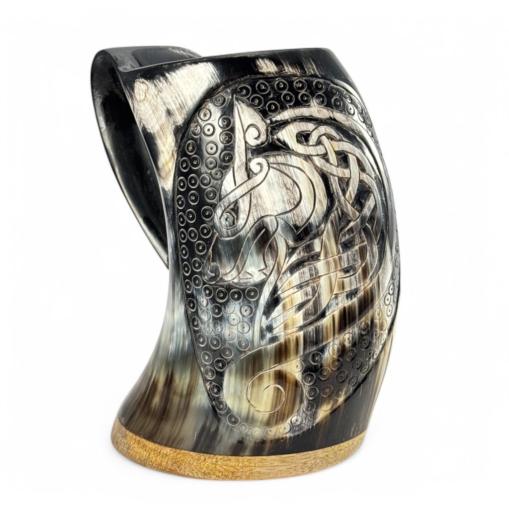 FENRIR Viking horn cup drinking horns Horn Products, Feasting Wulflund