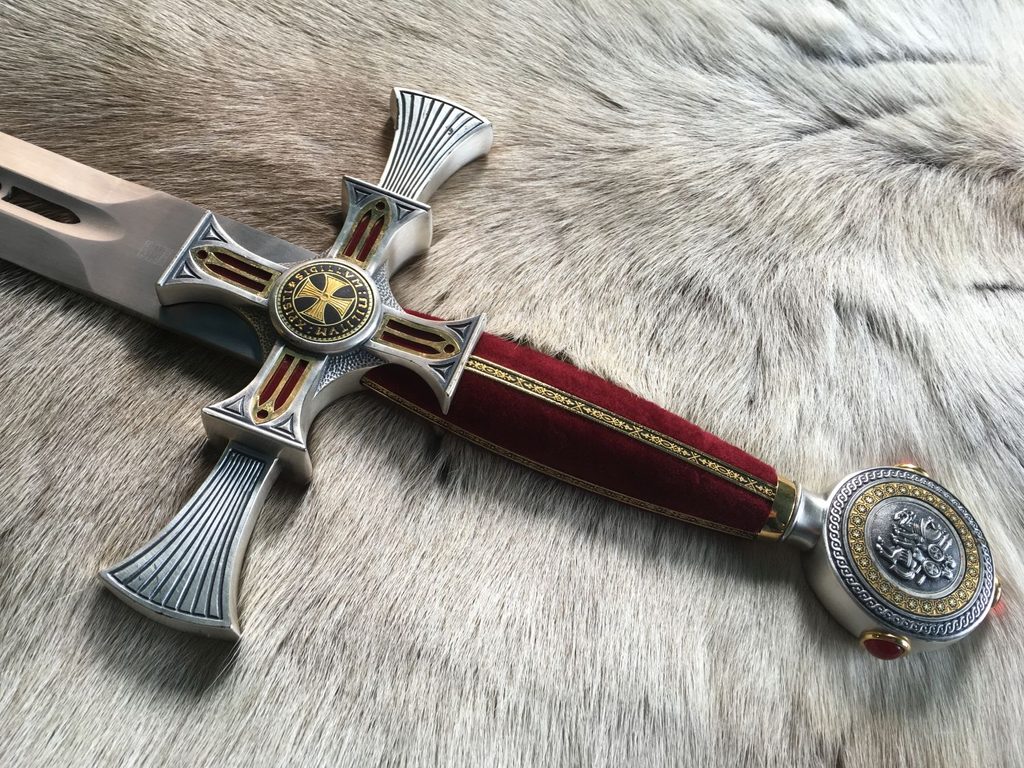 TEMPLAR CEREMONIAL SWORD Movie and fantasy swords Swords, Weapons Wulflund