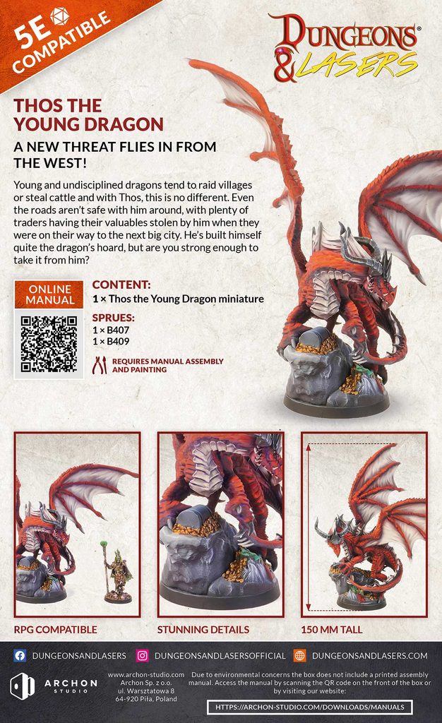 Dungeons & Lasers: Thos the Young Dragon Wulflund