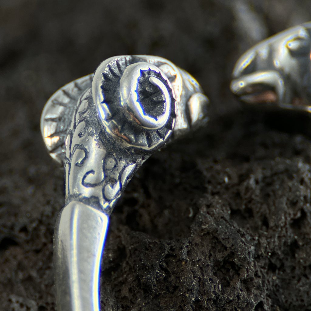 ARIES - RING, Ancient Rome, III century, silver 925/1000 Wulflund