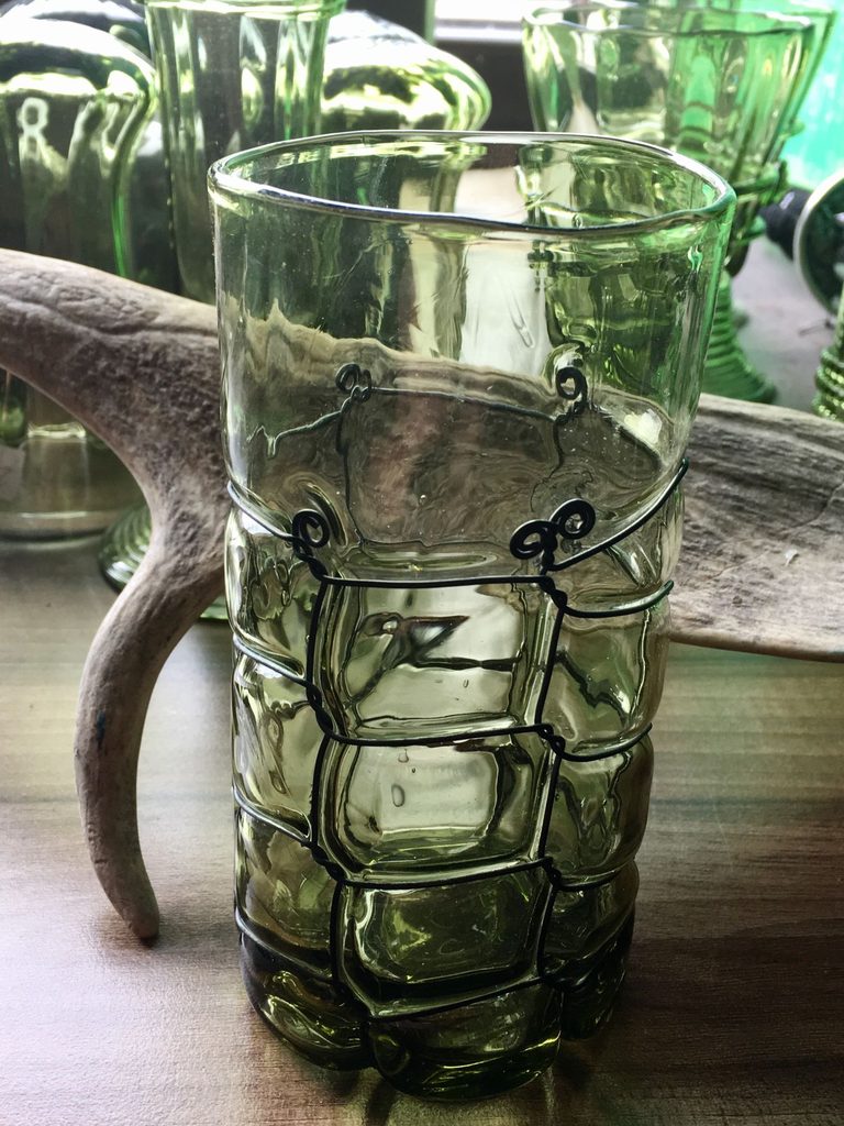 Wired glass, medieval Wulflund