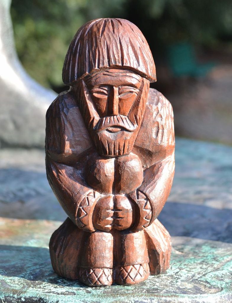 DOMOVOI, Slavic guardian of your home, statue Wulflund
