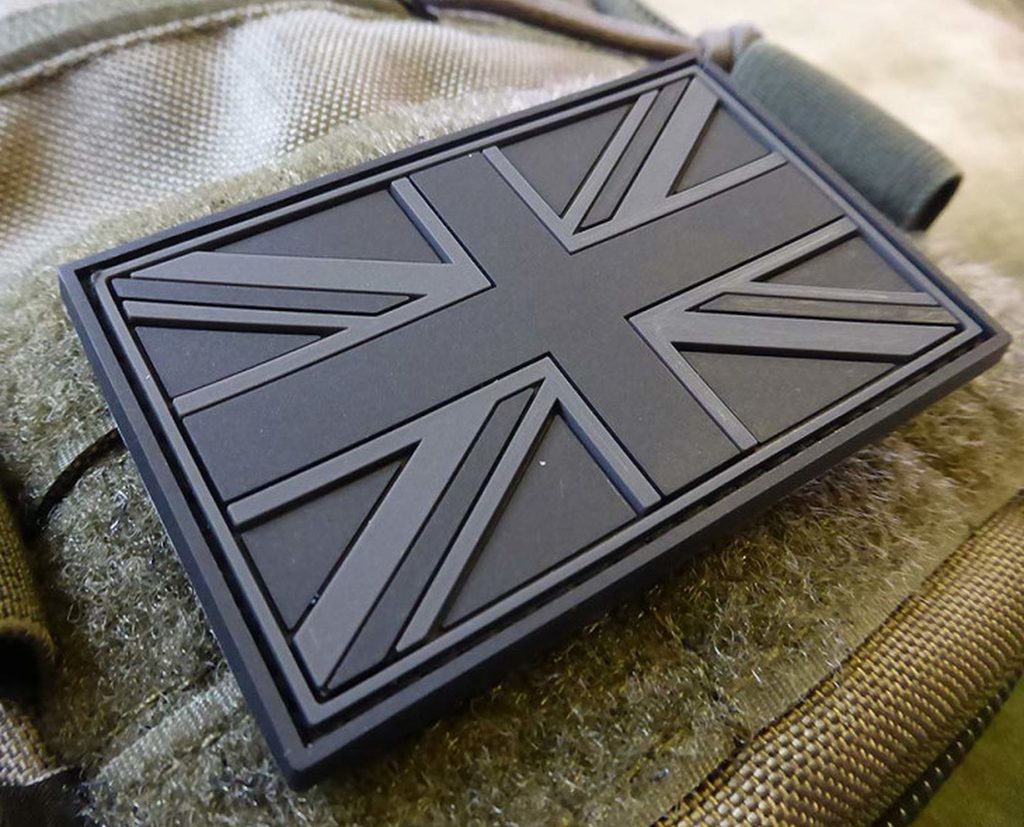 UK Flag Patch, blackops / 3D Rubber patch Wir lassen Geschichte lebendig werden!