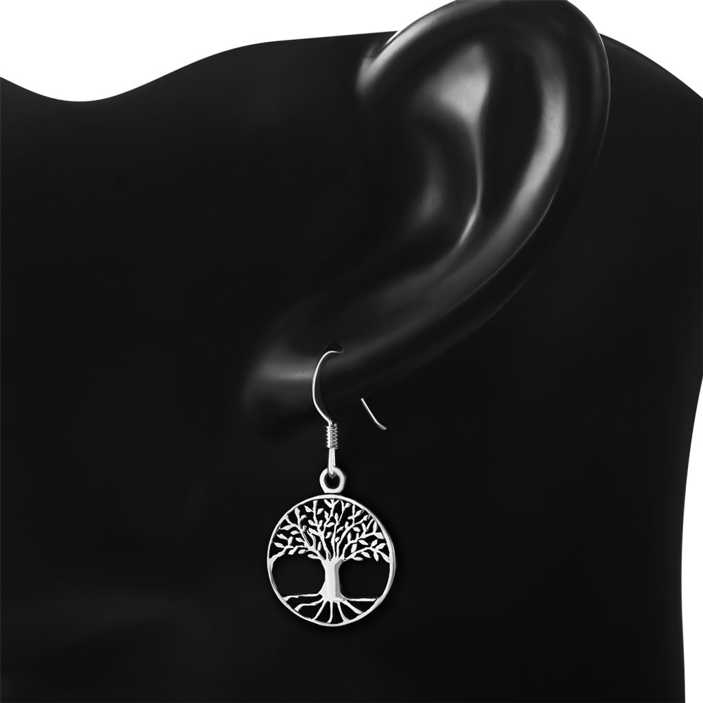 Tree of Life, silver earrings 925/1000 Wulflund