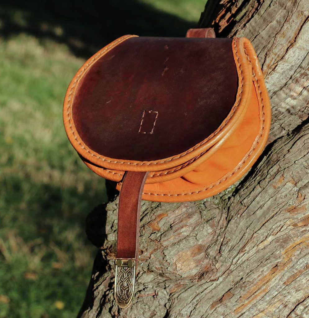 GOKSTAD, Viking Leather Bag - Pouch Wulflund