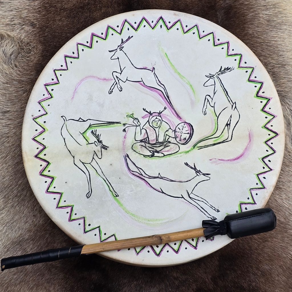 Sámi shaman, shaman drum 40cm Drums Music instruments, Camping and ...
