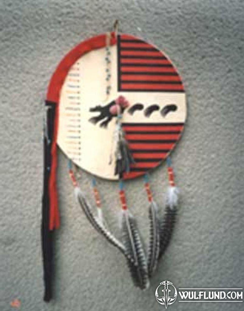 SHIELDS PLAINS INDIANS - Native American Shields - Rawhide Wulflund