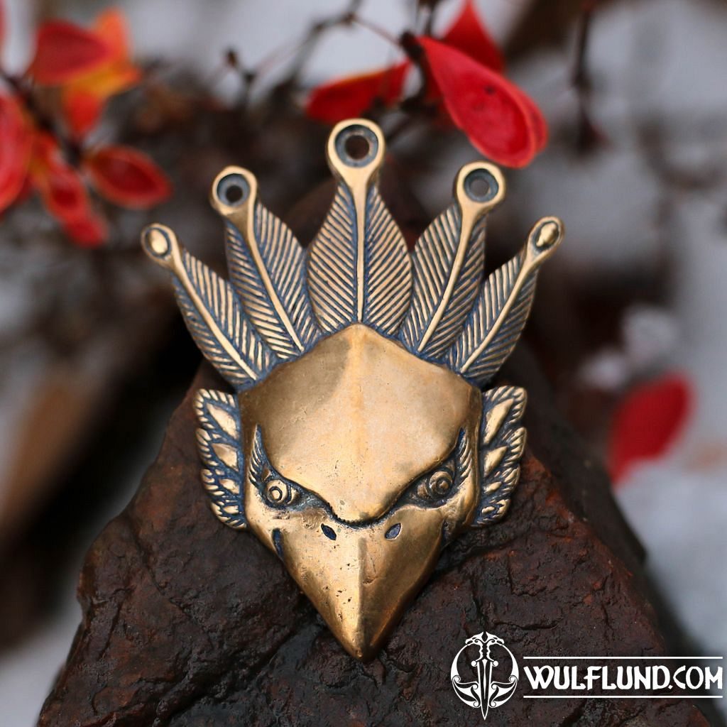 Oiseau de Feu, pendentif bronze Drakkaria pendentifs, colliers Bronze ...