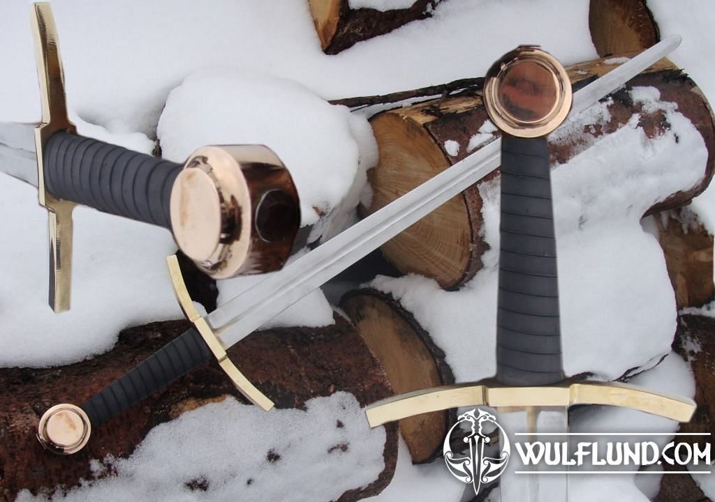 SMART ONE HANDED SWORD brass medieval swords swords, Weapons - Swords ...