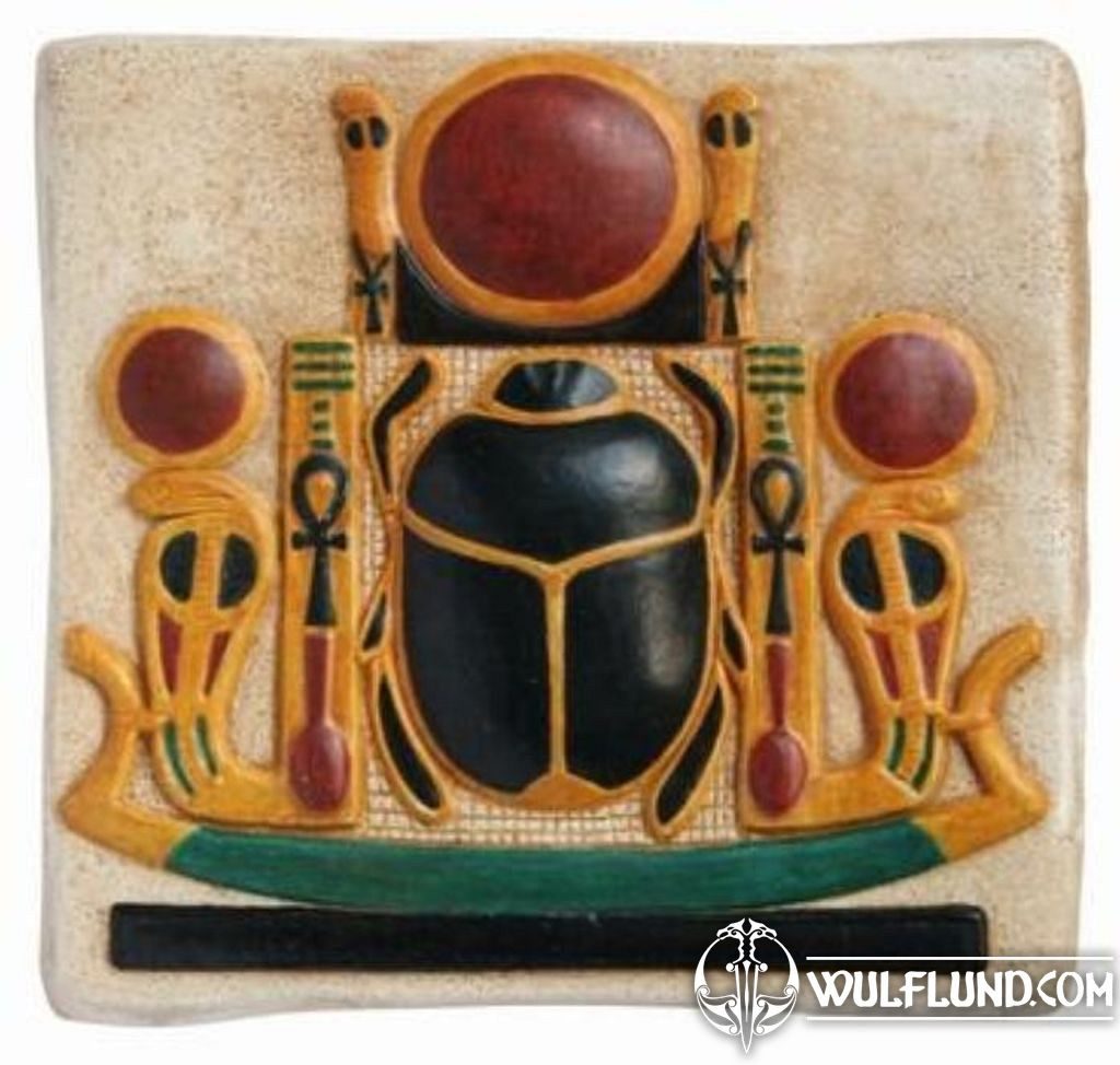 SCARABEUS ON THE BOAT ancient Egyptian sculptures Sculptures, Garden ...