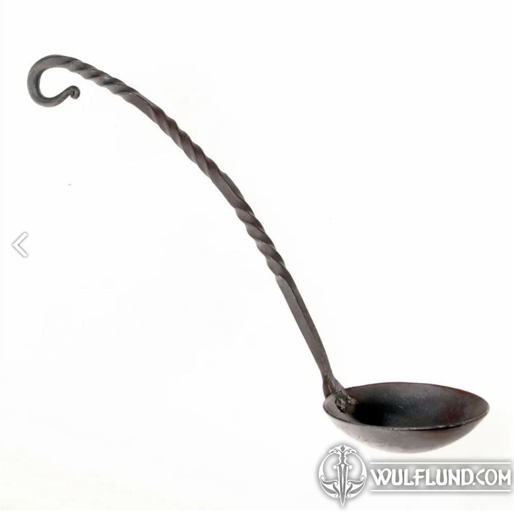 MEDIEVAL LADLE - hand forged forged iron home accessories Smithy Works ...