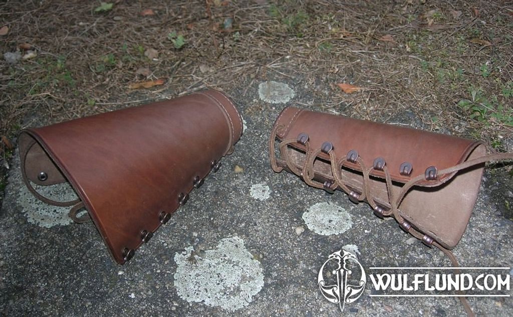 LEATHER BRACERS - special Leather Armour Armour Wulflund