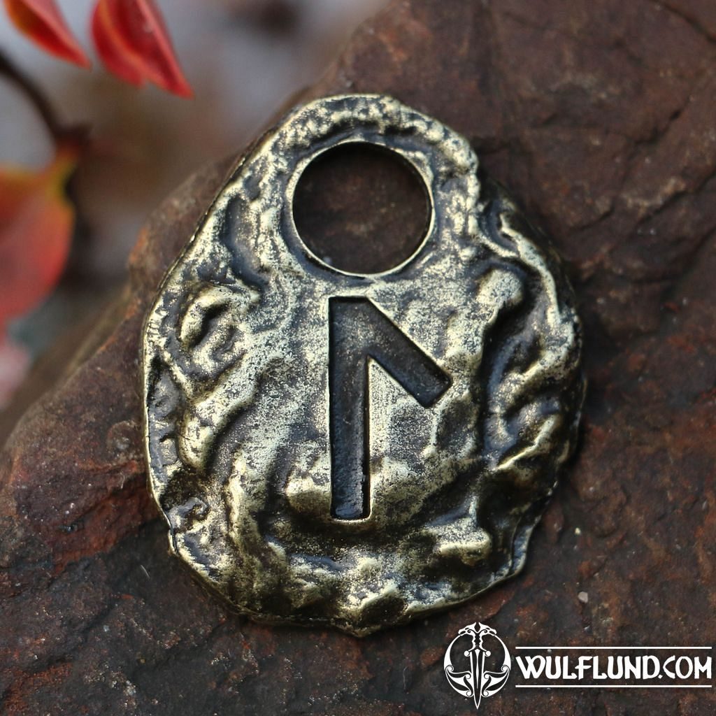 Laguz - Rune Anhänger Altmessing Drakkaria Runenanhänger Amulette ...