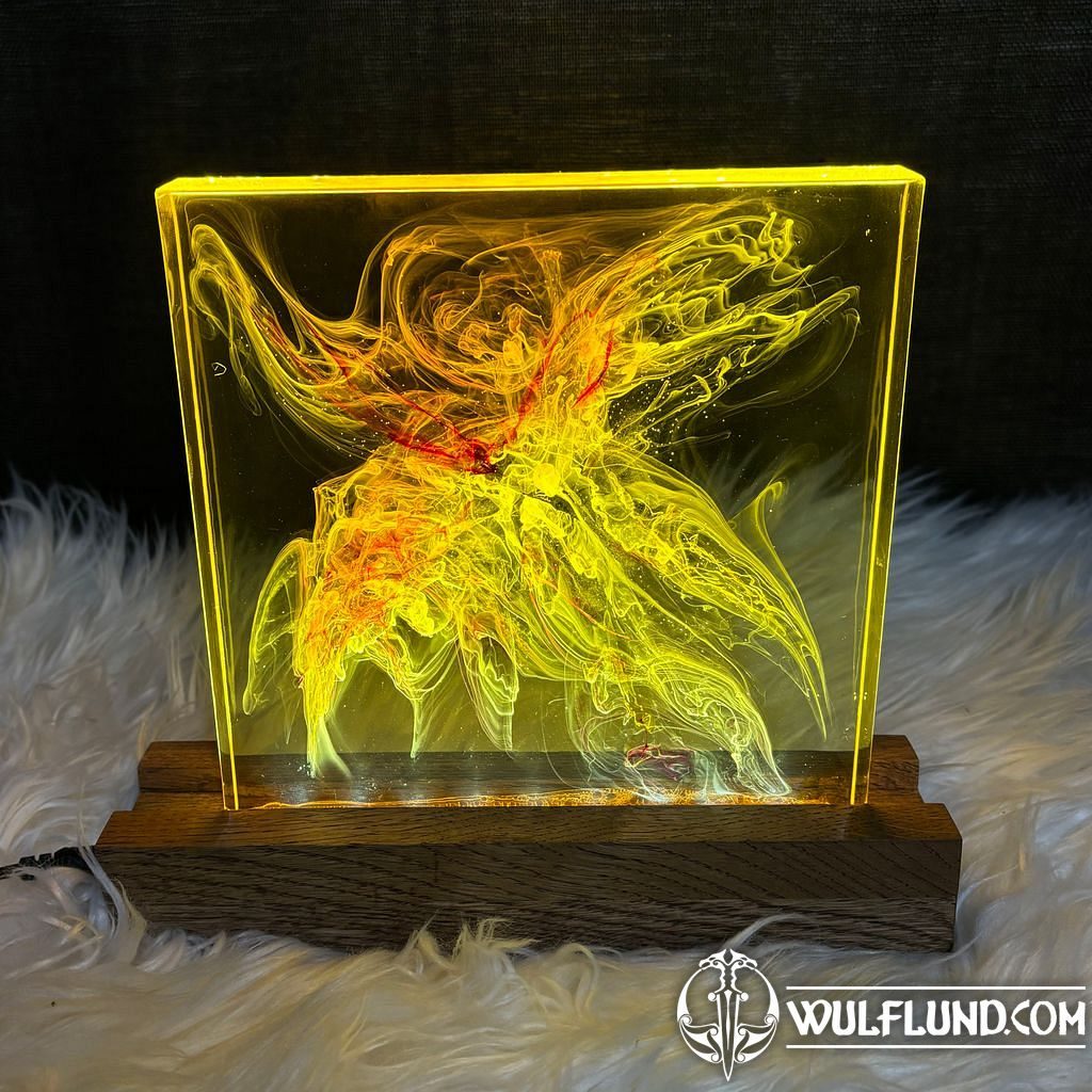 PANEL LED LAMP, wood and resin table lamps Lighting, Home decor ...