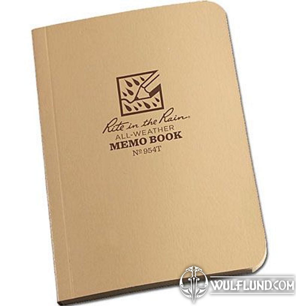 Rite in the Rain - All-Weather Notebook - 3 1/2x5'' - 954T - Tan Rite ...