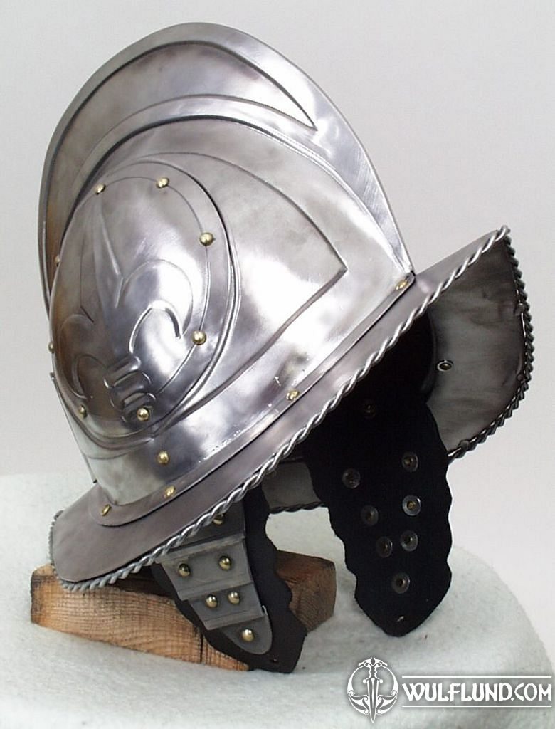 MORION WITH FRENCH LILY other helmets Helmets, Armour Helmets, Shields ...