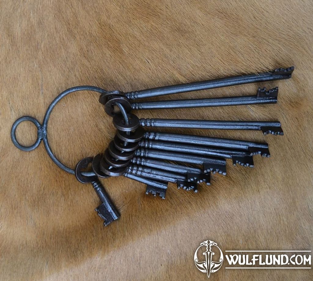 SET OF HISTORICAL KEYS, costume accessory forged products Smithy Works ...