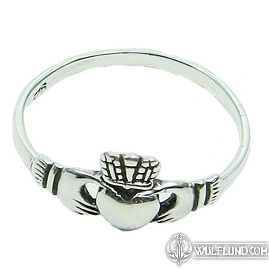 SILVER RING Claddagh Megalith Rings Silver jewellery Wulflund