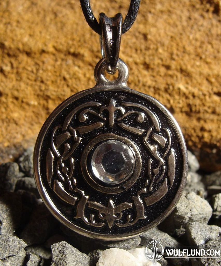 CELTIC KNOTTED TALISMAN with glass celtic pendants amulets and ...