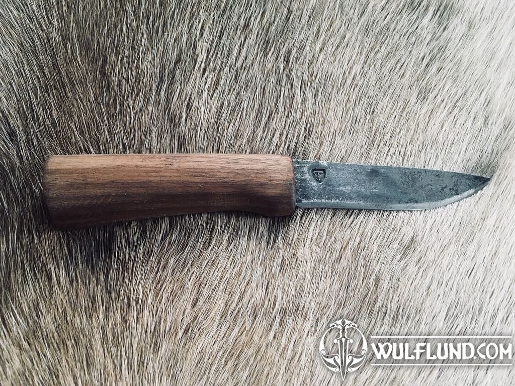 BJARNI, geschmiedetes Wikingermesser Messer Waffen - wulflund.com