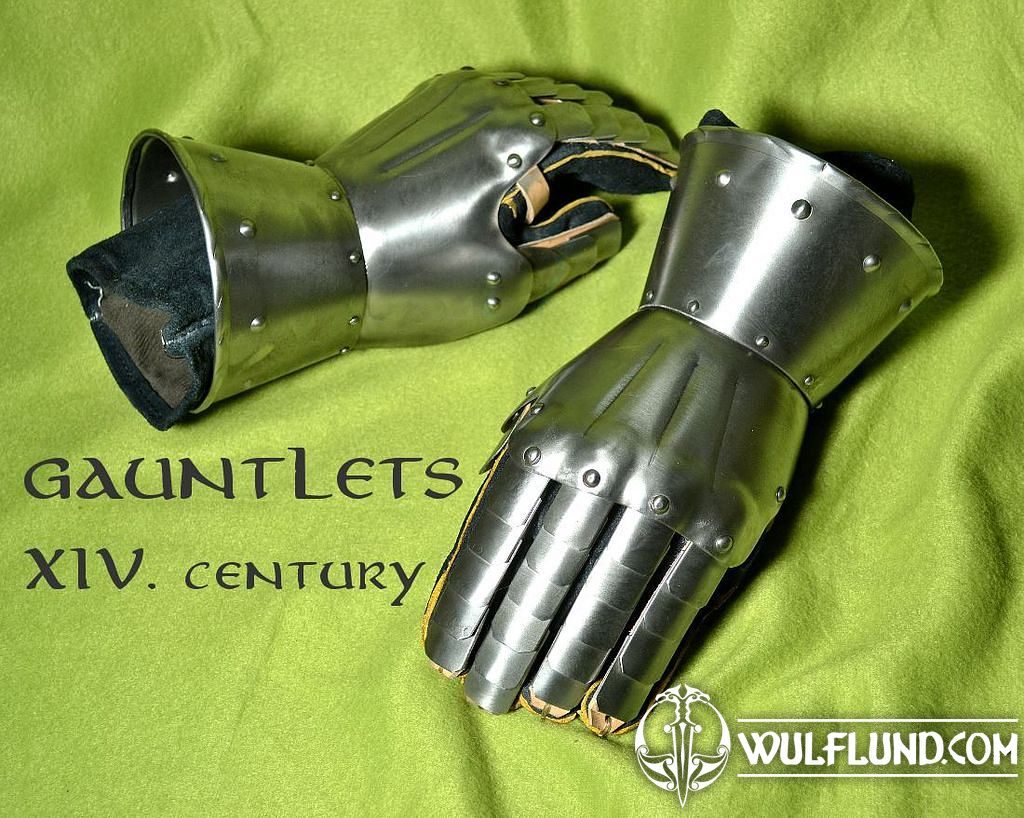 14th CENTURY GAUNTLETS Armor Parts Armour Helmets, Shields - wulflund.com