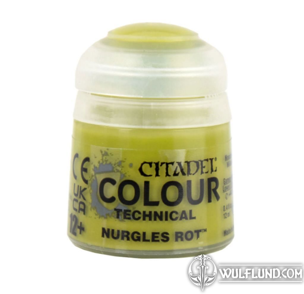 Citadel Technical NURGLES ROT 12ml Warhammer - Citadel colors Licensed ...