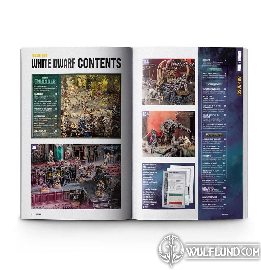 WHITE DWARF 498 Warhammer 40k Warhammer 40K, Wargaming Wulflund.com ...