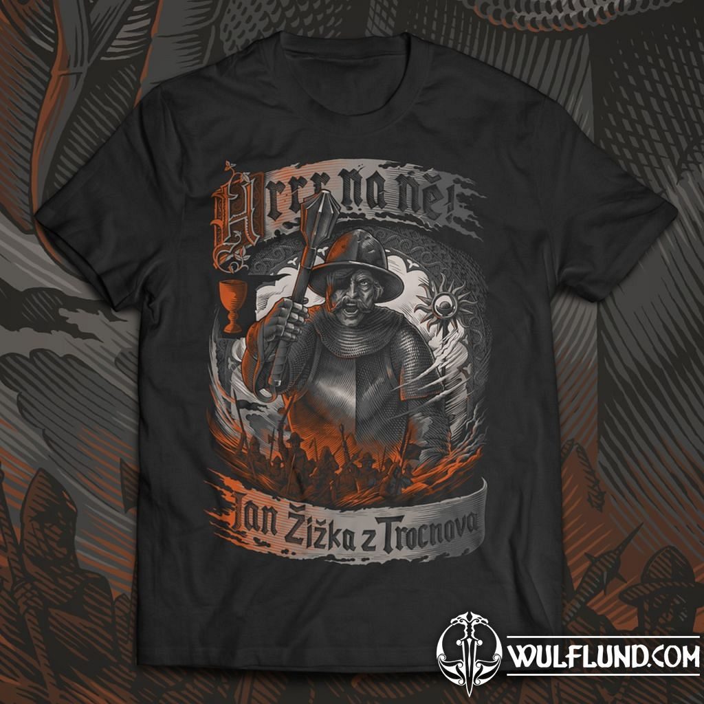 Jan Žižka - Hrrr at them!!! men's t-shirt coloured Naav Pagan T-Shirts ...