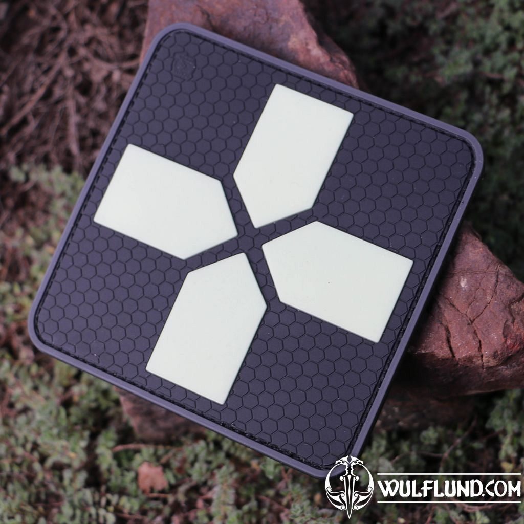 RedCross Medic Patch, 100mm 3D Rubber Patch glow in night military ...