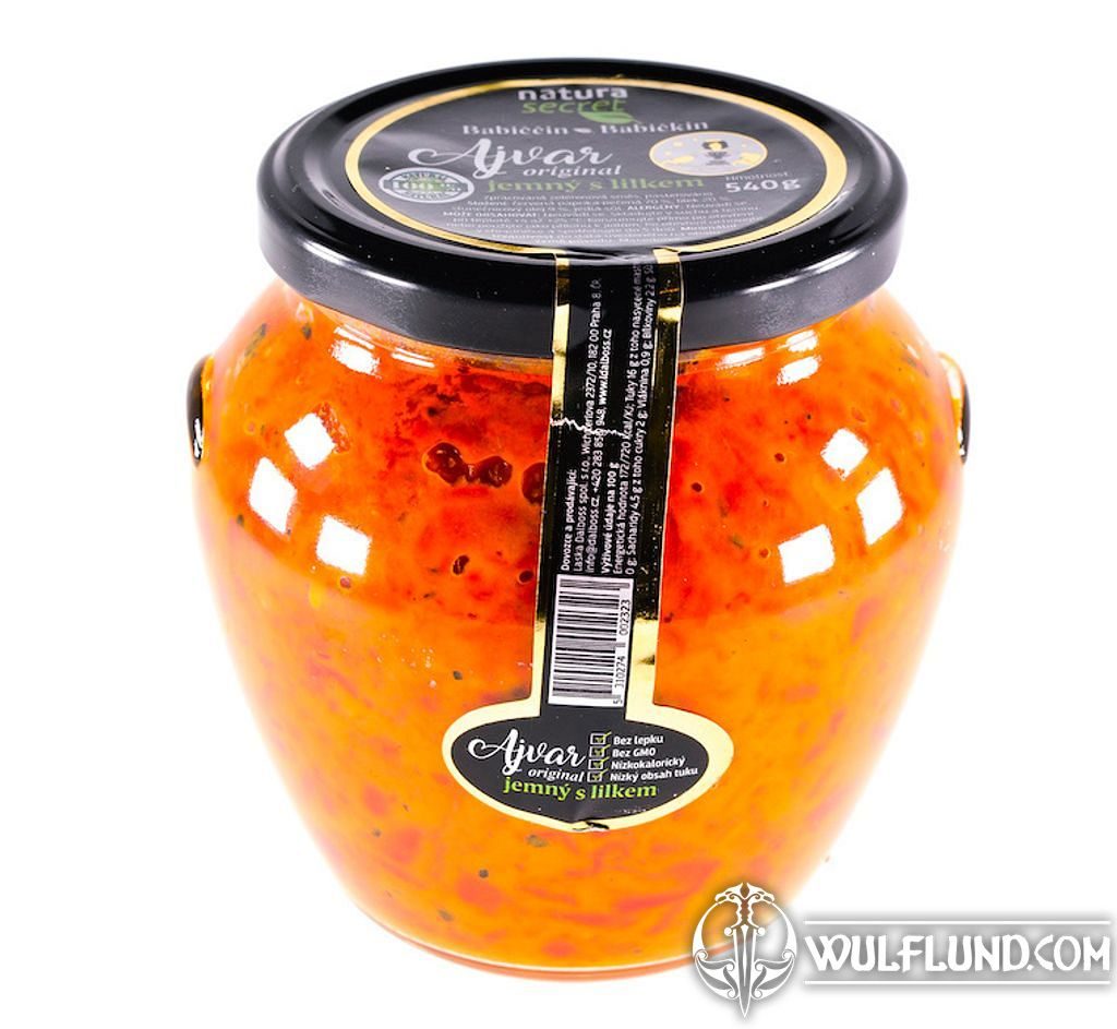 Ajvar fine with eggplant - Natura secret - 540 g Ajvar Mead, Honey We ...