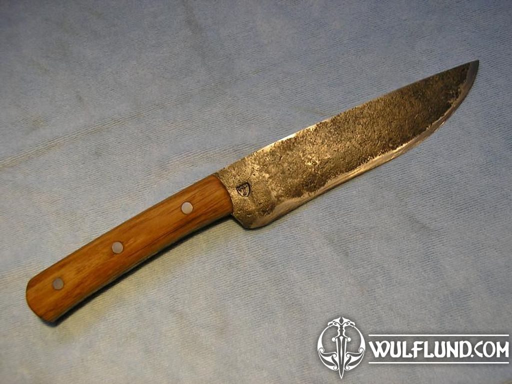 FORGED KNIFE WOODEN KNIFE-HANDLER knives Weapons - Swords, Axes, Knives ...