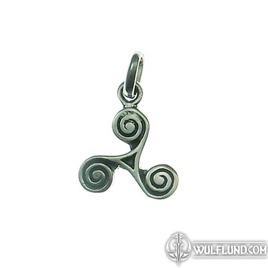 CELTIC TRISKEL - small silver pendant pendants Silver jewellery We make ...