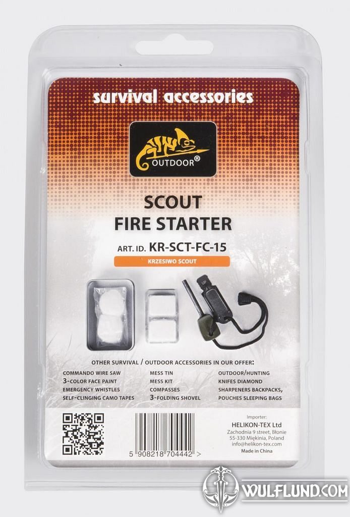 Scout Fire Starter Set fire - firestarters, lighters, lights Survival ...