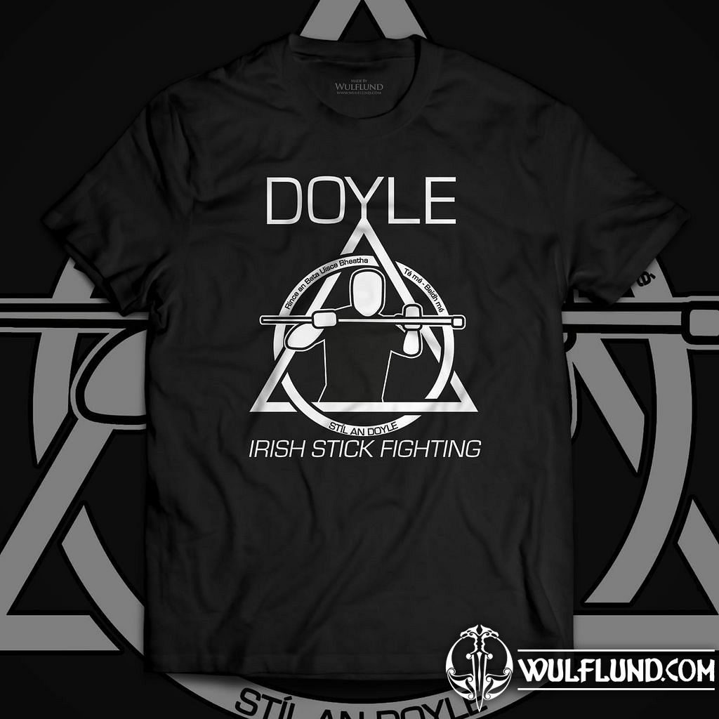 DOYLE STYLE, Irish Stick Fighting, black men's t-shirt Naav Irish Stick ...