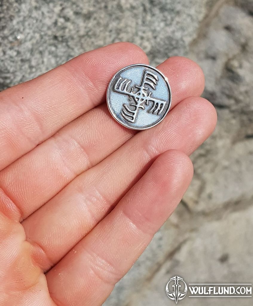 GINFAXI, isländische magische Rune, Silber Anhänger - Schmuck, Silber ...