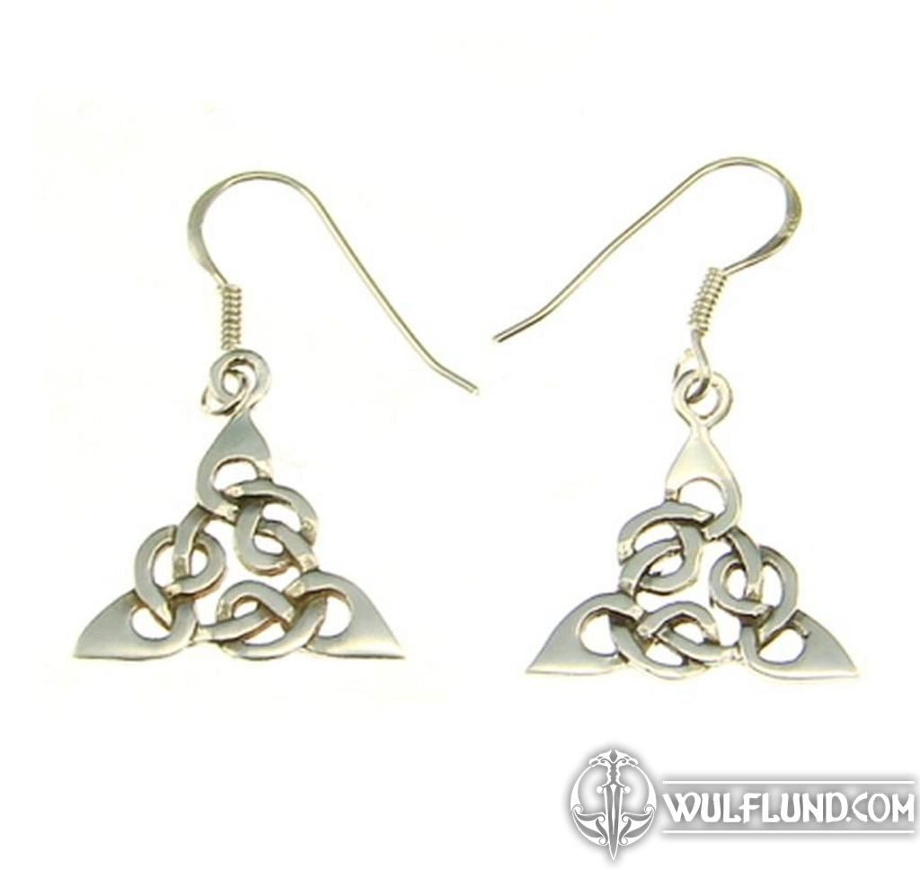 CELTIC TRISKEL - silver earrings Ag 925 Earrings Silver jewellery ...